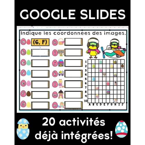 FRENCH Google Slides - FRENCH SEESAW Mathematics AVRIL 2e by Prof Numeric