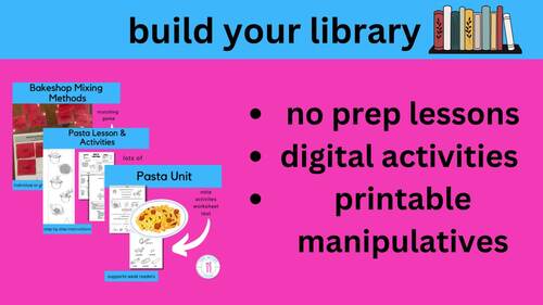 Culinary Arts Curriculum Bundle of Lesson Plans FCS - Prostart - Foods ...