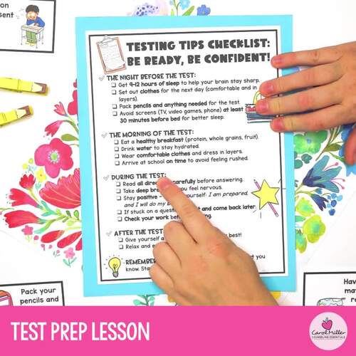 Test Taking and Study Skills Lesson and Activity | Test Prep | TPT