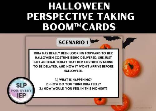 Halloween Perspective Taking Resource For Older Students-Boom™ Cards