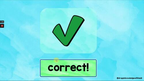 Orthographic Mapping - Look Alike Words Vowel Teams - Self Checking Slides