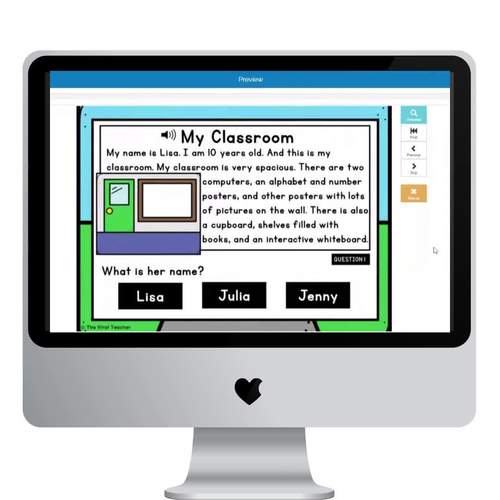 Reading Comprehension Passages and Questions Set 3 | Boom Cards™