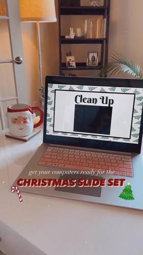 Christmas Daily Google Slides Set Classroom Slide Templates Holiday ...