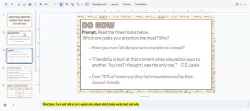Crafting Writing Hooks That Grab Attention by Love and Literacy Lane