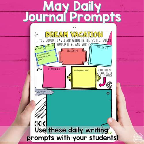 May Daily Doodle Digital and Print Journal Prompts for the End of the Year