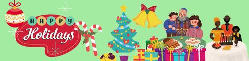Happy Holidays Animated Virtual BANNERS | VIRTUAL BANNERS | GOOGLE ...