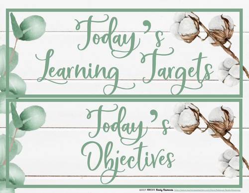 Farmhouse Classroom Decor - Subject & Schedule Headers (EDITABLE)