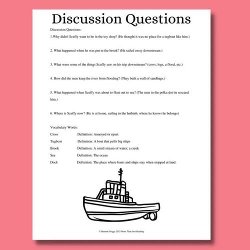 Scuffy the Tugboat Lesson on Modes of Transportation by More Than Just ...