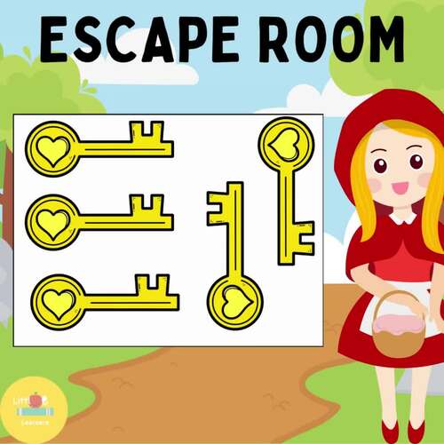 Kindergarten Escape Room RL.K.3 by Valeria craig little learners