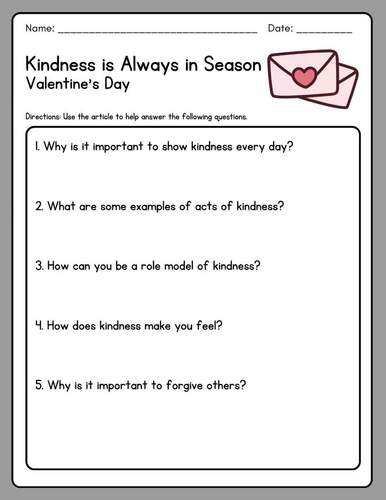 Valentine's Day READING & WRITING BUNDLE! Valentines Reading Coloring ...