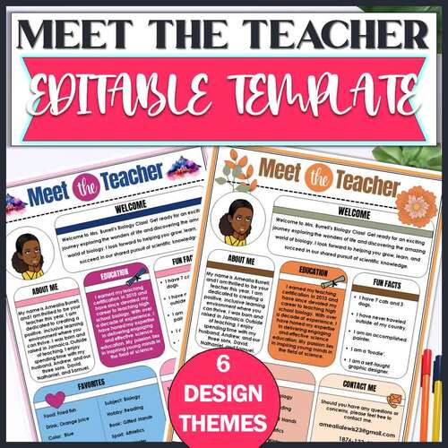 Meet the Teacher and Syllabus Templates Editable Letter | Back to ...