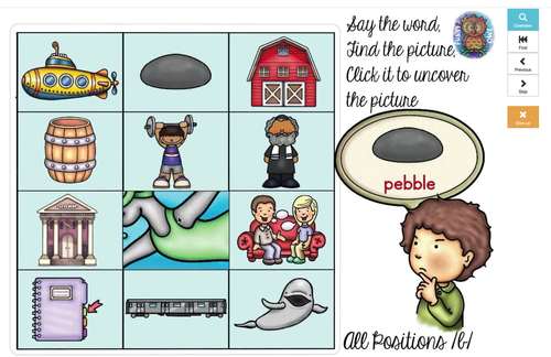 b Articulation Boom Cards Game Set 2 by Funny Owl | TPT