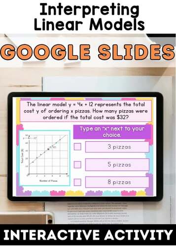 Interpreting Linear Models in Two-Variable Statistics – Google Slides