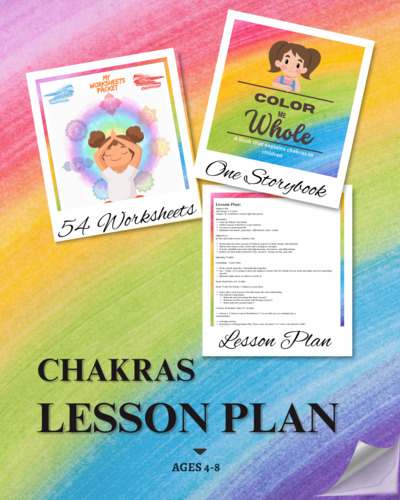 Kids Chakra SEL & Mindfulness Bundle | 67 Pages Worksheets + Lesson ...
