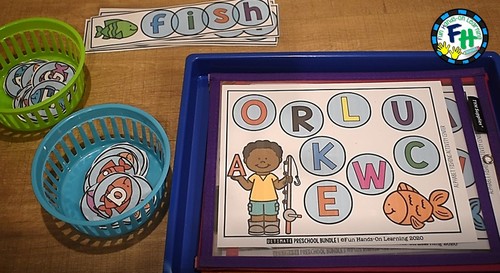 VIDEO: Preschool Alphabet Fishing Activities by Fun Hands-on Learning