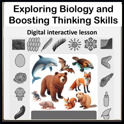 Cognitive Quests Digital Biology and Thinking Skills Lesson No Prep Web ...