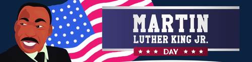 Martin Luther King Jr. Day ANIMATED Virtual BANNER | MLK GOOGLE ...