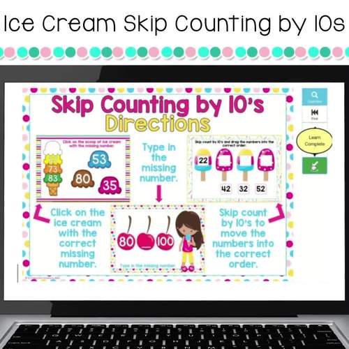 Skip Counting by 10 Ten More Ten Less Boom Cards™ by K's Classroom ...