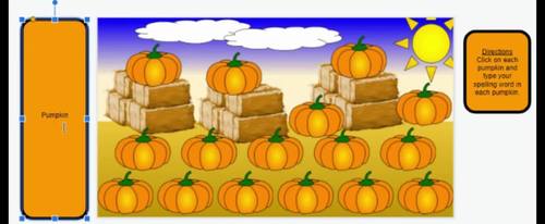 Halloween Digital Activity/Pumpkin Patch Spelling Activity | TPT