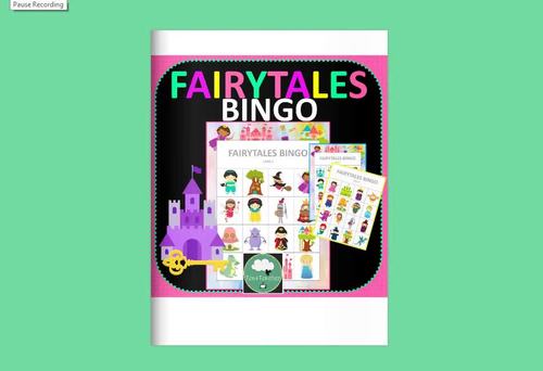 FAIRYTALES BINGO GAME by Tea4Teacher | TPT