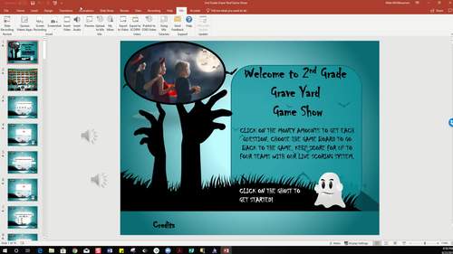 2nd Grade Math Halloween Game Show for NWEA MAP and Common Core Practice
