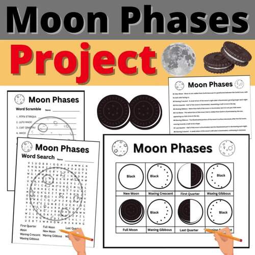 Moon Phases Oreo Cookies Activity Solar Eclipse Lunar Cycle Resource