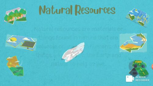 Natural Resources Renewable Non-Renewable PowerPoint Lesson Slides for ...
