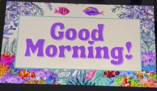 Under the Sea Editable Daily Agenda Slides / Morning Routine Slides ...