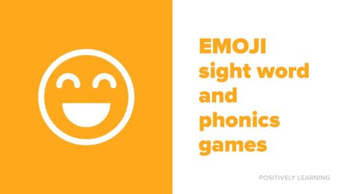 Emoji Literacy Games | Low Prep Phonics and Sight Words by Positively ...