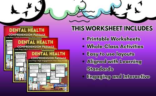 Dental Health Literacy Unit |Grades 2–8 |Informational Texts, Questions ...