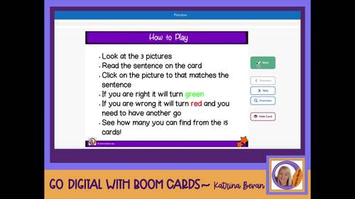 Boom™ Cards/Easel Activity: Clauses for speech & language therapy