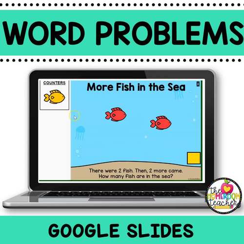 Addition and Subtraction Word Problems Math Task Cards on Google Slides