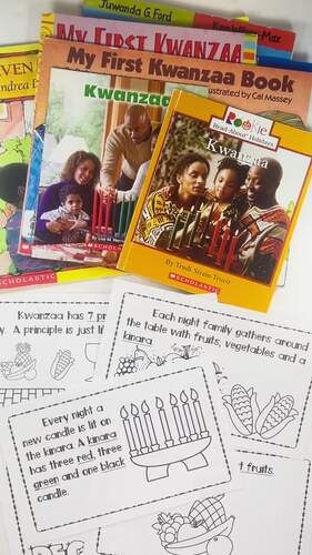 Kwanzaa Holidays Around the World Craft Reading Comprehension Writing ...