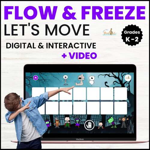 Brain Break with GIFS Halloween Flow and Freeze. Movement Activity ...