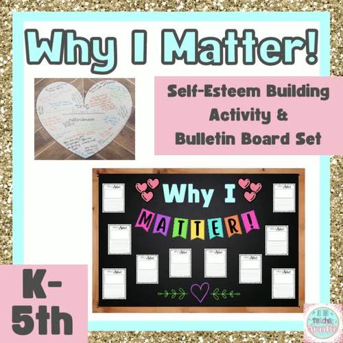 Valentine's Day Community Building Activity & Bulletin Board Set