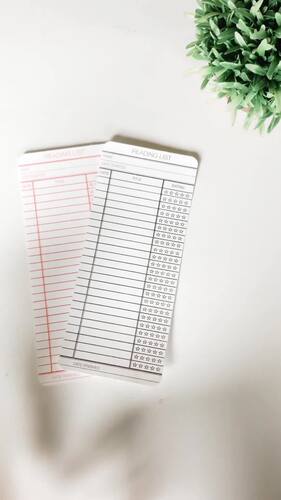 Printable Library Card Bookmarks (Reading Tracker) by Inspire the Mom