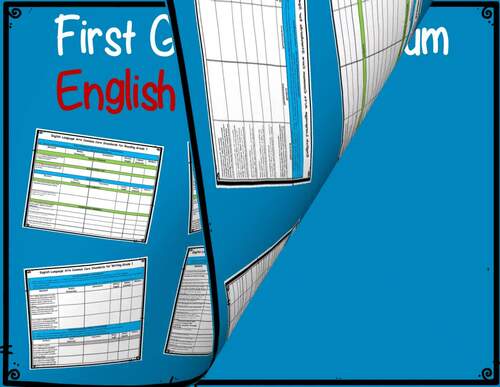 First Grade Common Core Curriculum Forms by The Teaching Scene by Maureen