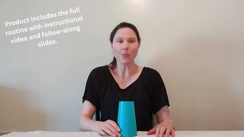 APT. Pop Song | Fun and Challenging Musical Cups Routine | Slides and Video