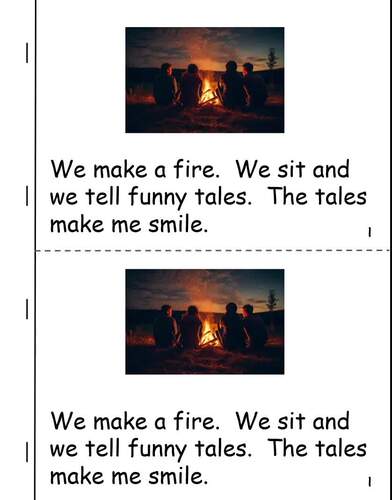 Decodable Let's Go to Camp Savvas My View Unit 3 Kindergarten SOR