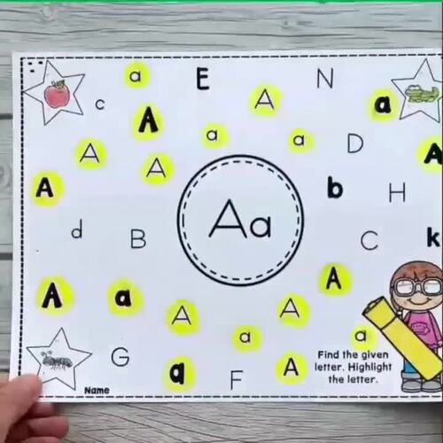 digital resources, Alphabet Hunt! Alphabet Recognition Activity for All ...