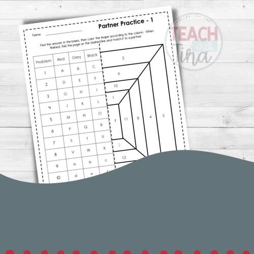 One Step Equations - Solving One Step Equations Practice Color by Code