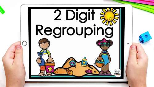 2 Digit Mixed Addition and Subtraction Regrouping 2nd Grade Summer Math ...