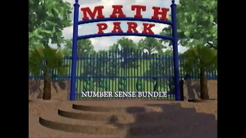 COMPLETE NUMBER SENSE BUNDLE #1 - MATH PARK VIDEO/EASEL LESSONS 101-107