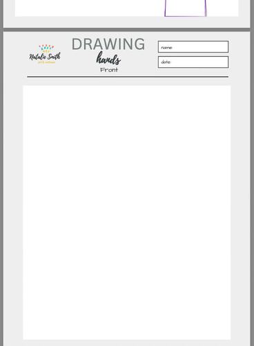 How to Draw Hands – Step-by-Step Worksheets & Exercises by Natalie ...