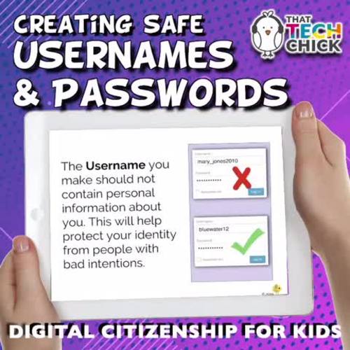 Digital Citizenship - Creating Safe Usernames and Avatars by That Tech ...