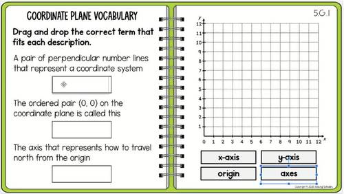 Coordinate Plane Digital Practice 5th Grade Google Digital Learning