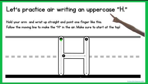 Alphabet Sounds Letter H Vocabulary Slides by One Little Classroom