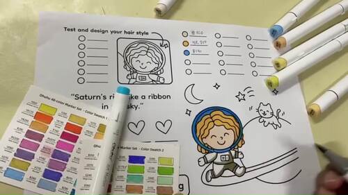 Springtime coloring sheets, mindfulness coloring pages kids, Space ...