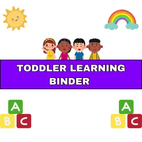 Toddler Busy Book Preschool Learning Binder Folder BUNDLE by ...