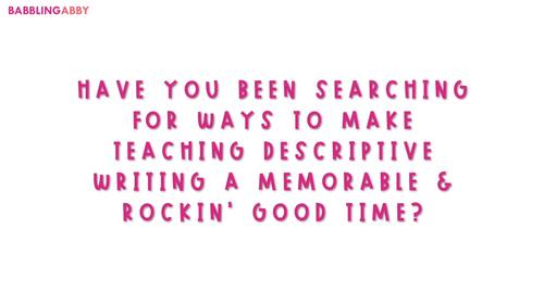 Kindergarten and First Grade Writing Activities with Adjectives | TpT